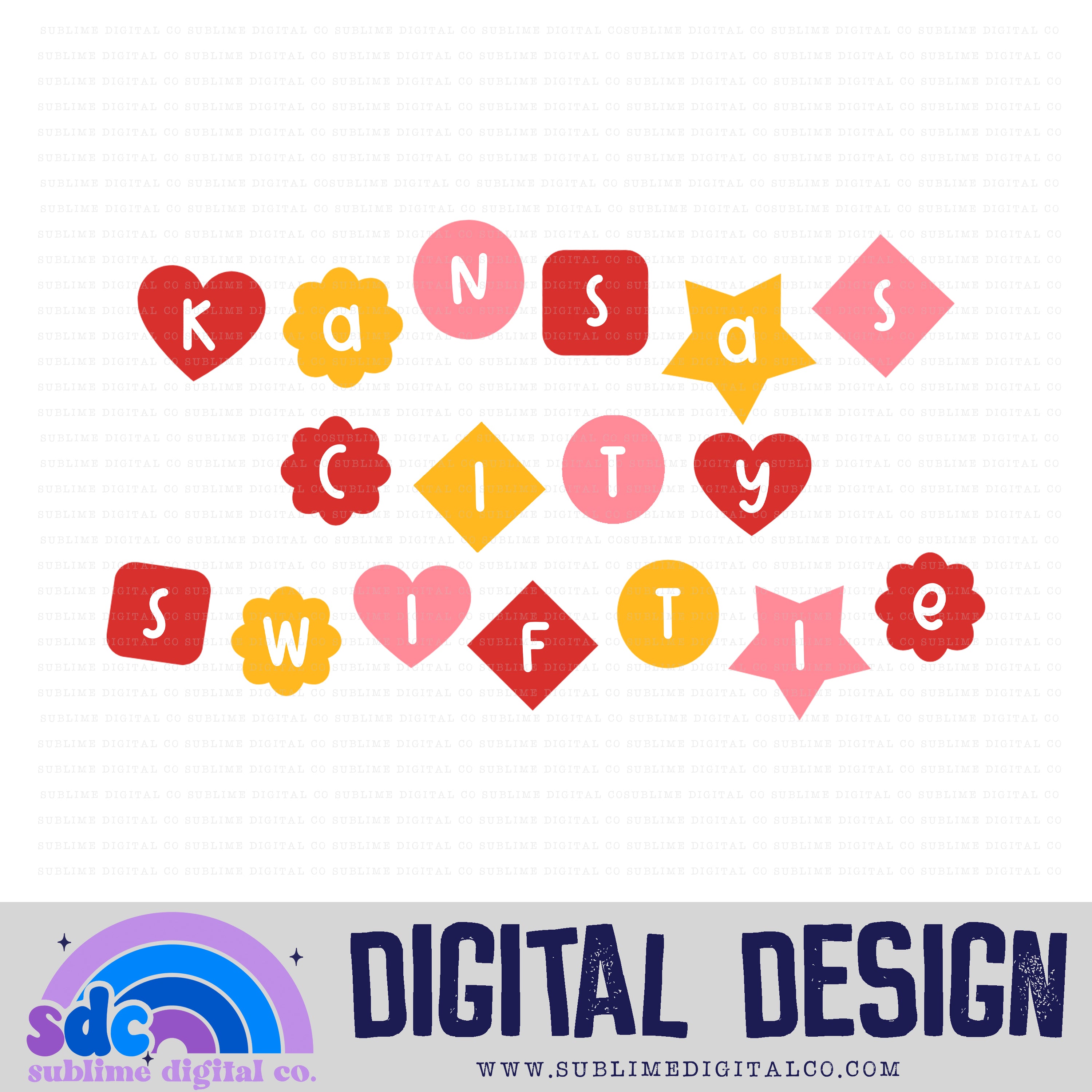 KCS Shapes • TS • Instant Download • Sublimation Design – Sublime Digital Co