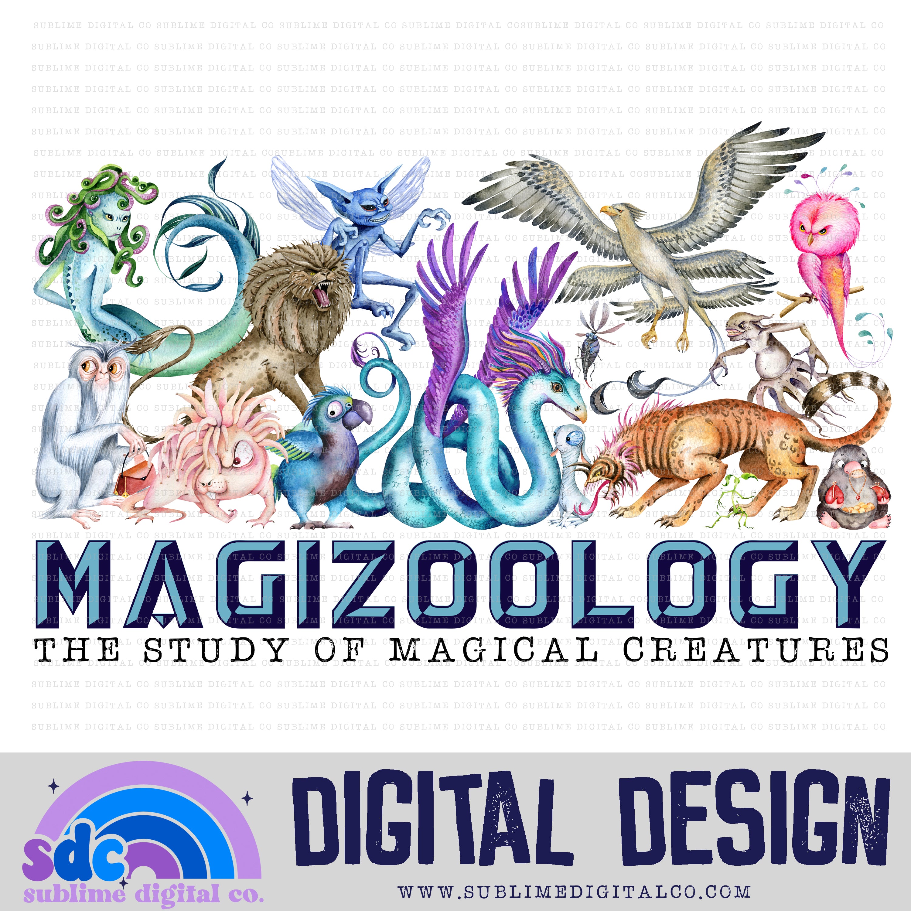 MZoology • Wizards • Instant Download • Sublimation Design – Sublime Digital Co