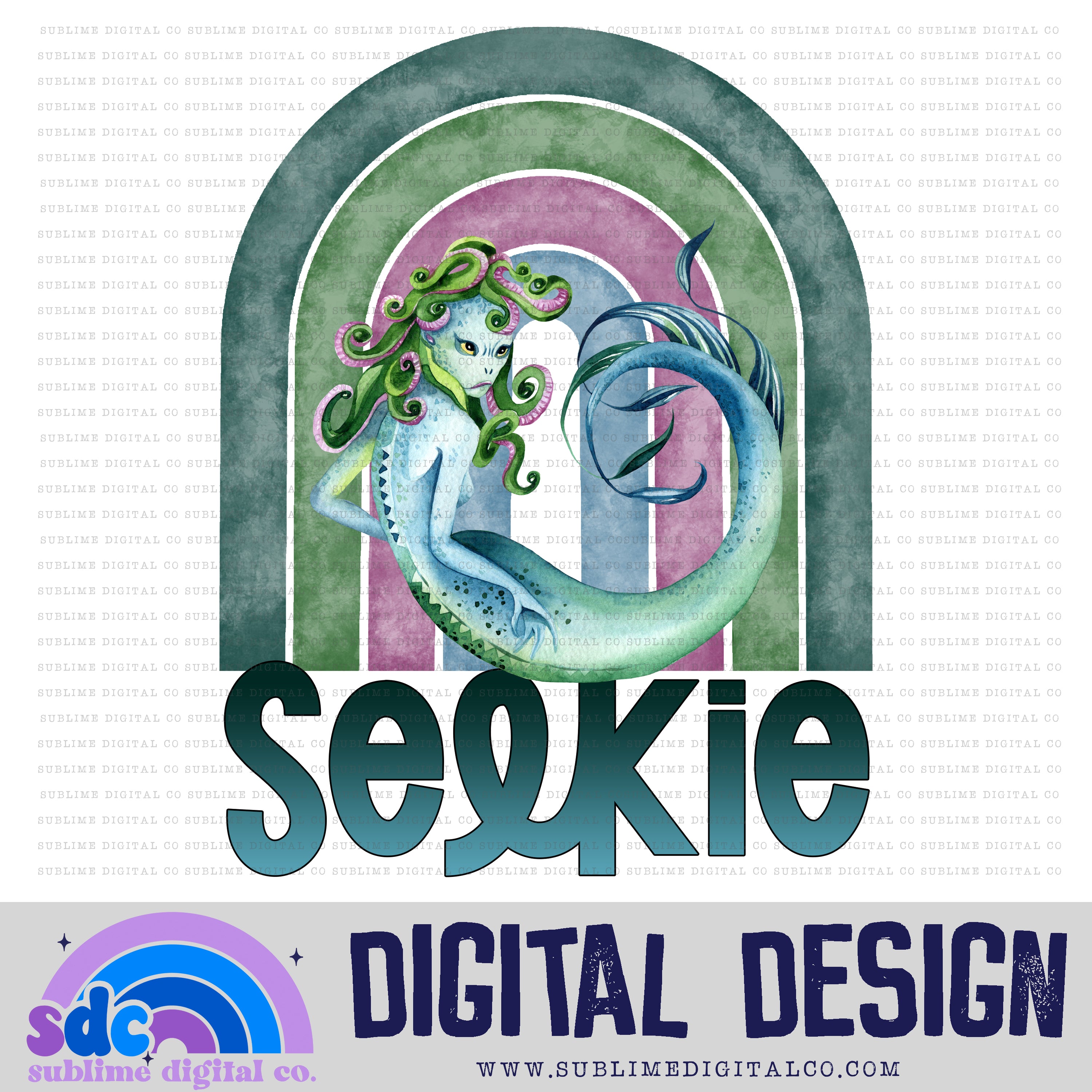 Mer Creature • Rainbow • Wizards • Instant Download • Sublimation Desi ...