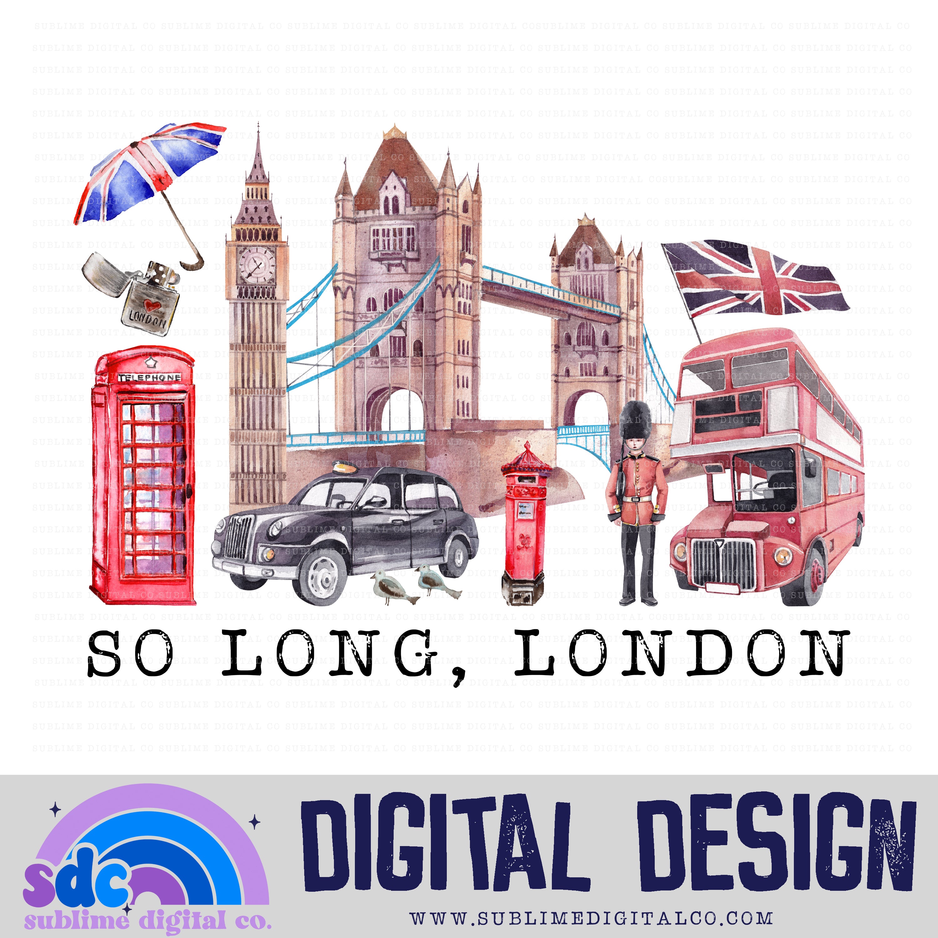 So Long • TS • Instant Download • Sublimation Design – Sublime Digital Co
