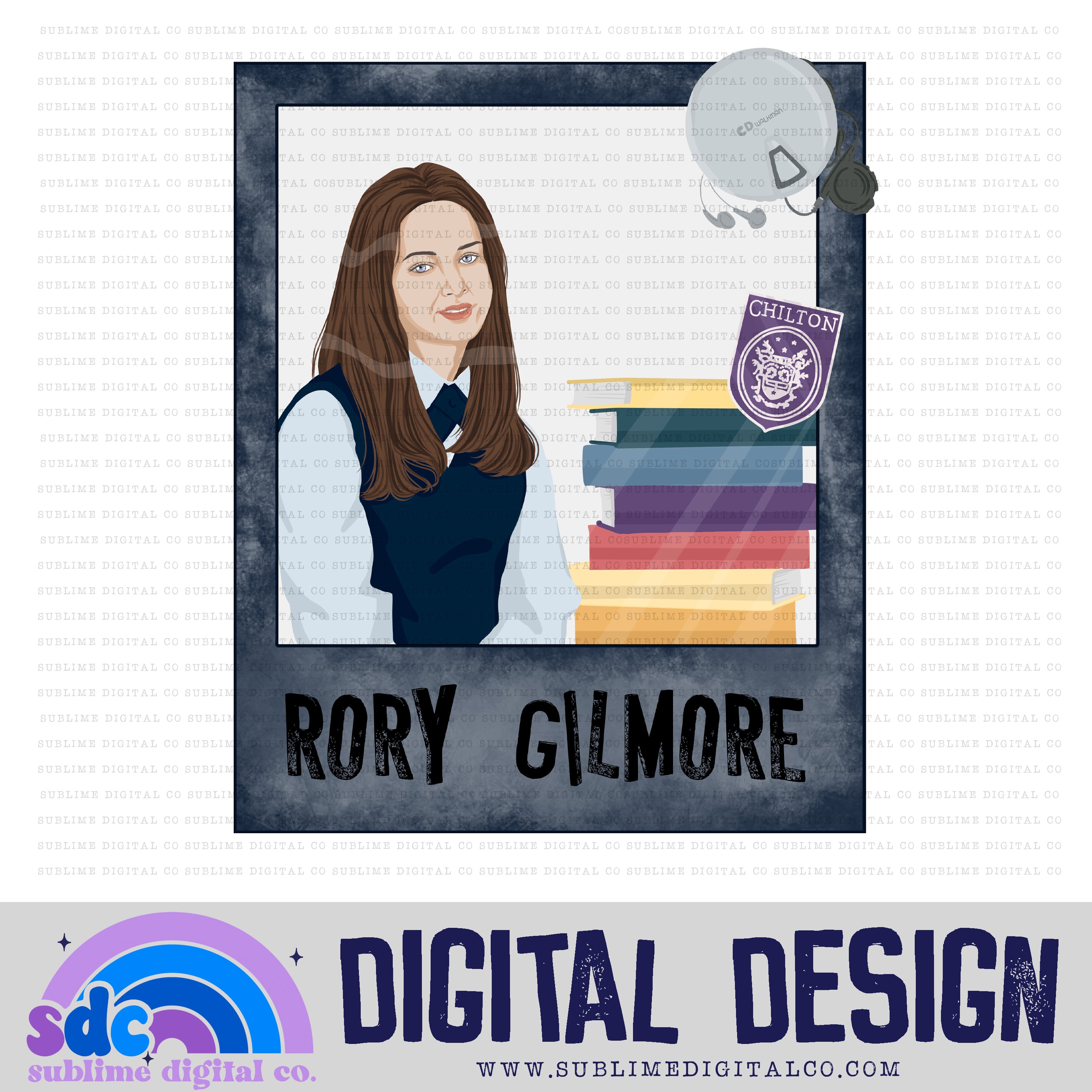 Rory - Frame • Mom & Daughter • Instant Download • Sublimation Design ...