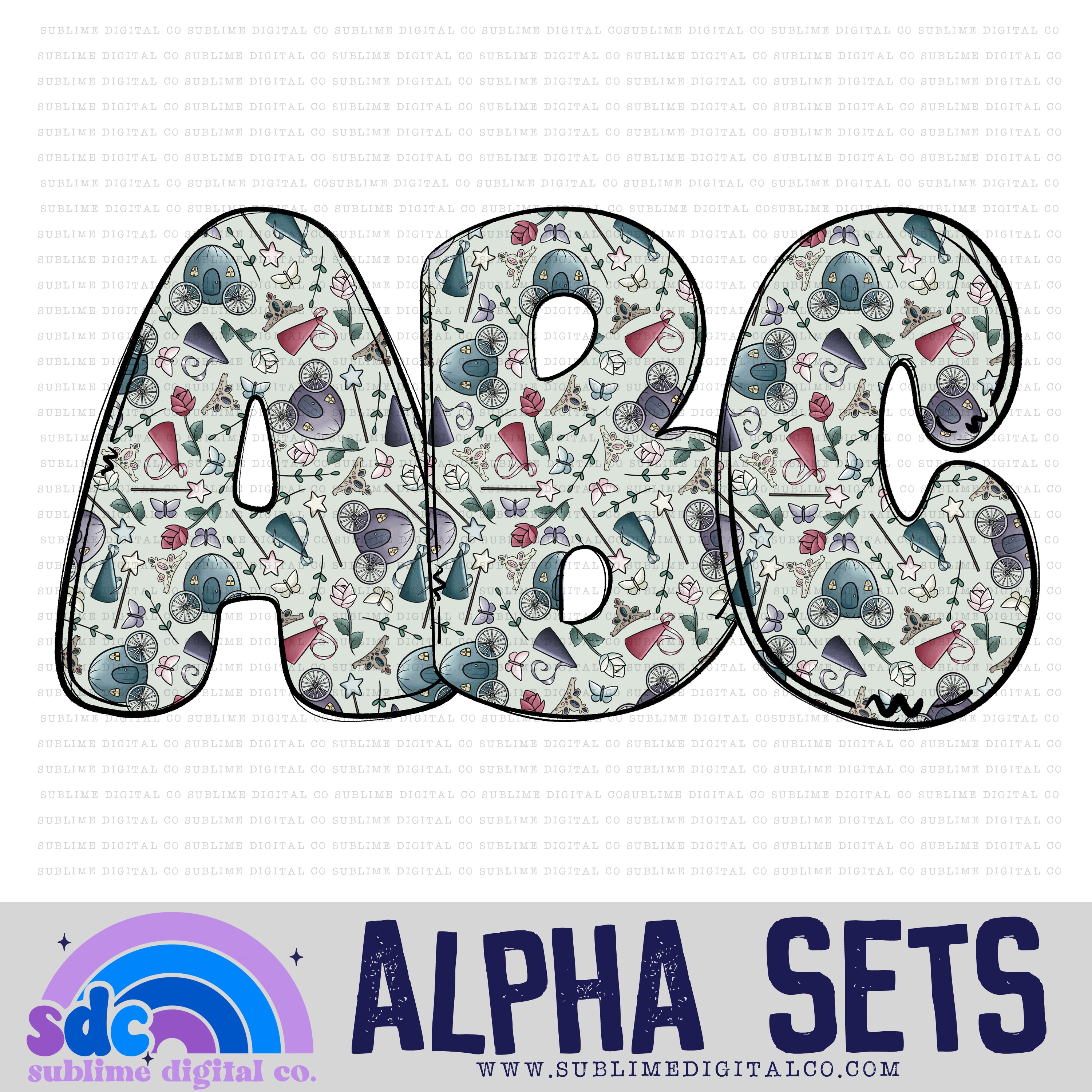Fairytale • Alpha Sets • 26 PNG Files • Digital Download – Sublime ...